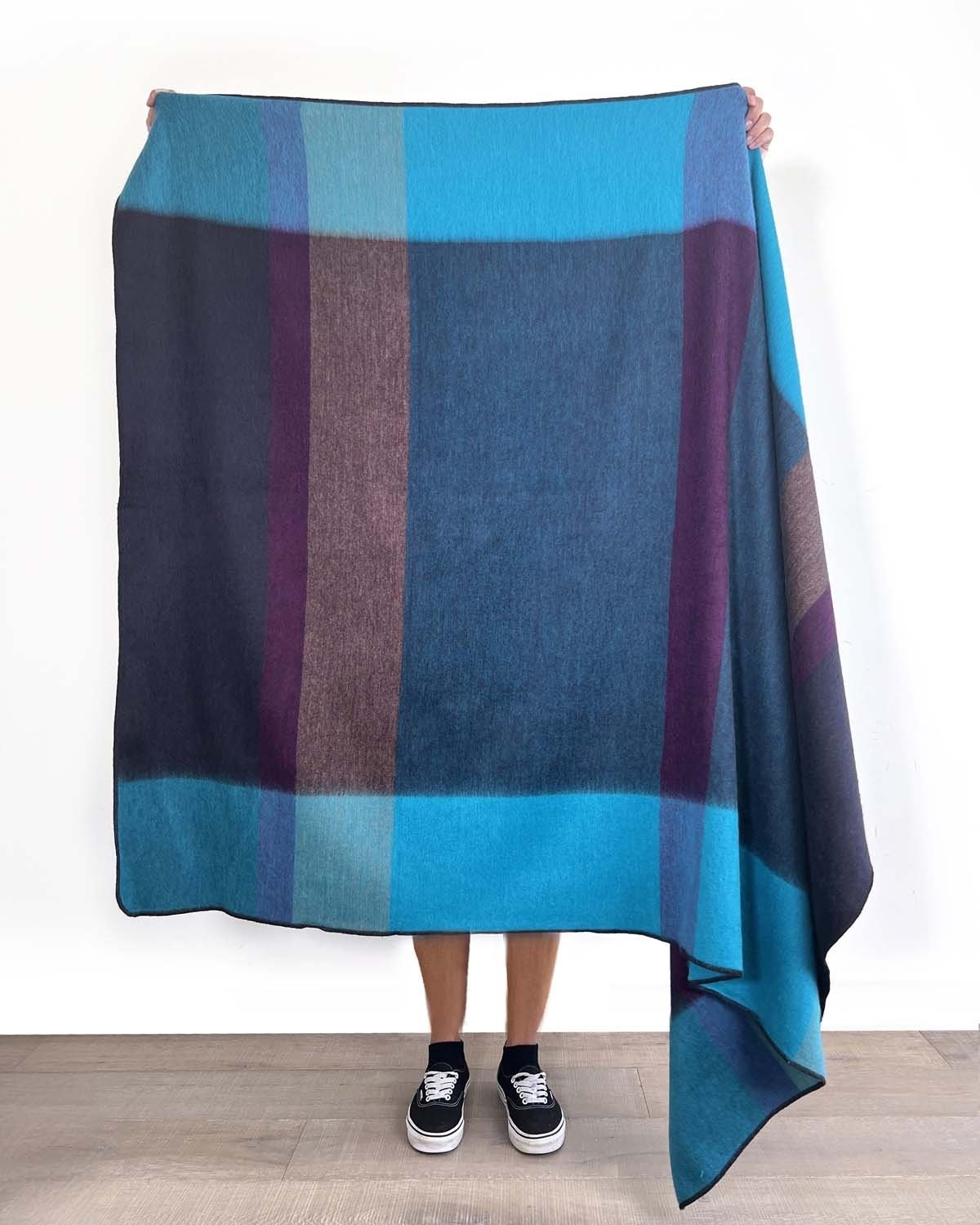 Alpaca Throw Blanket - Nightfall - Wool Blankets
